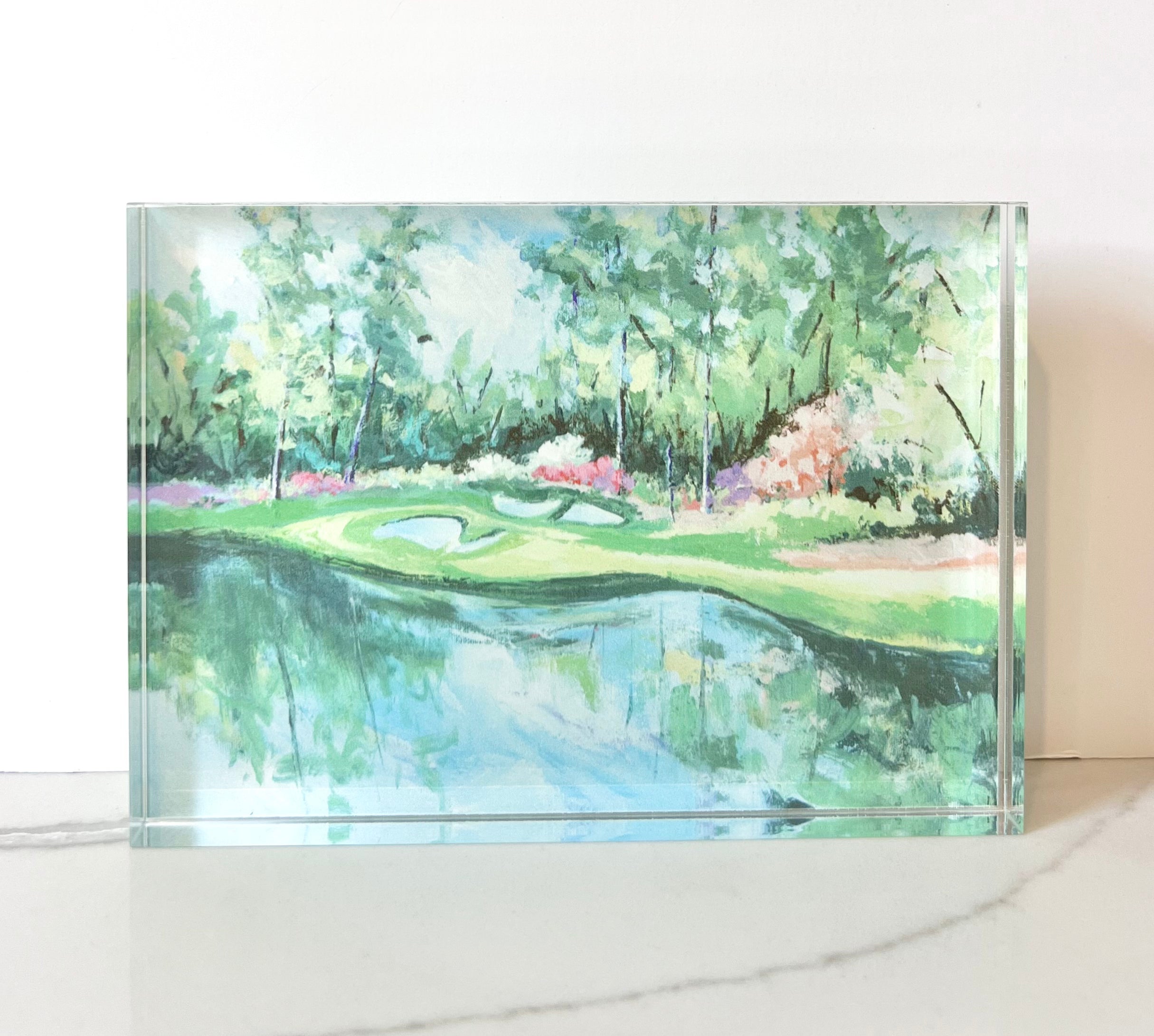 Augusta National Acrylic Block – Katy Neely Art